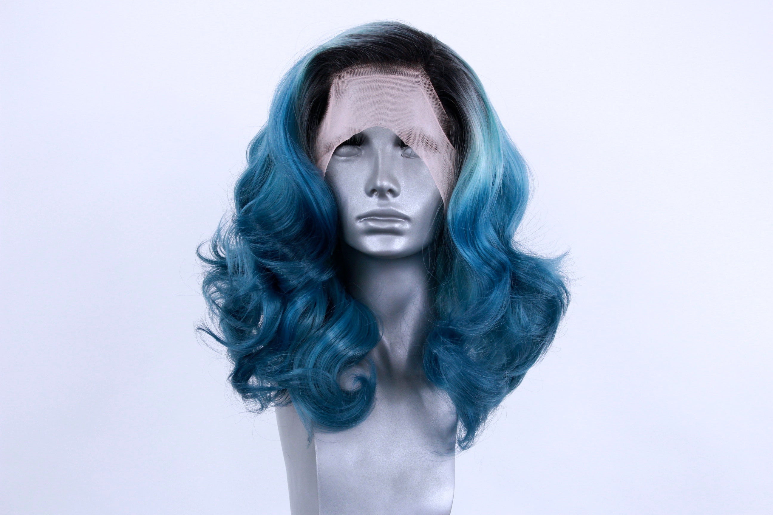 Marilyn- Faded Ocean Ombre – Webster Wigs