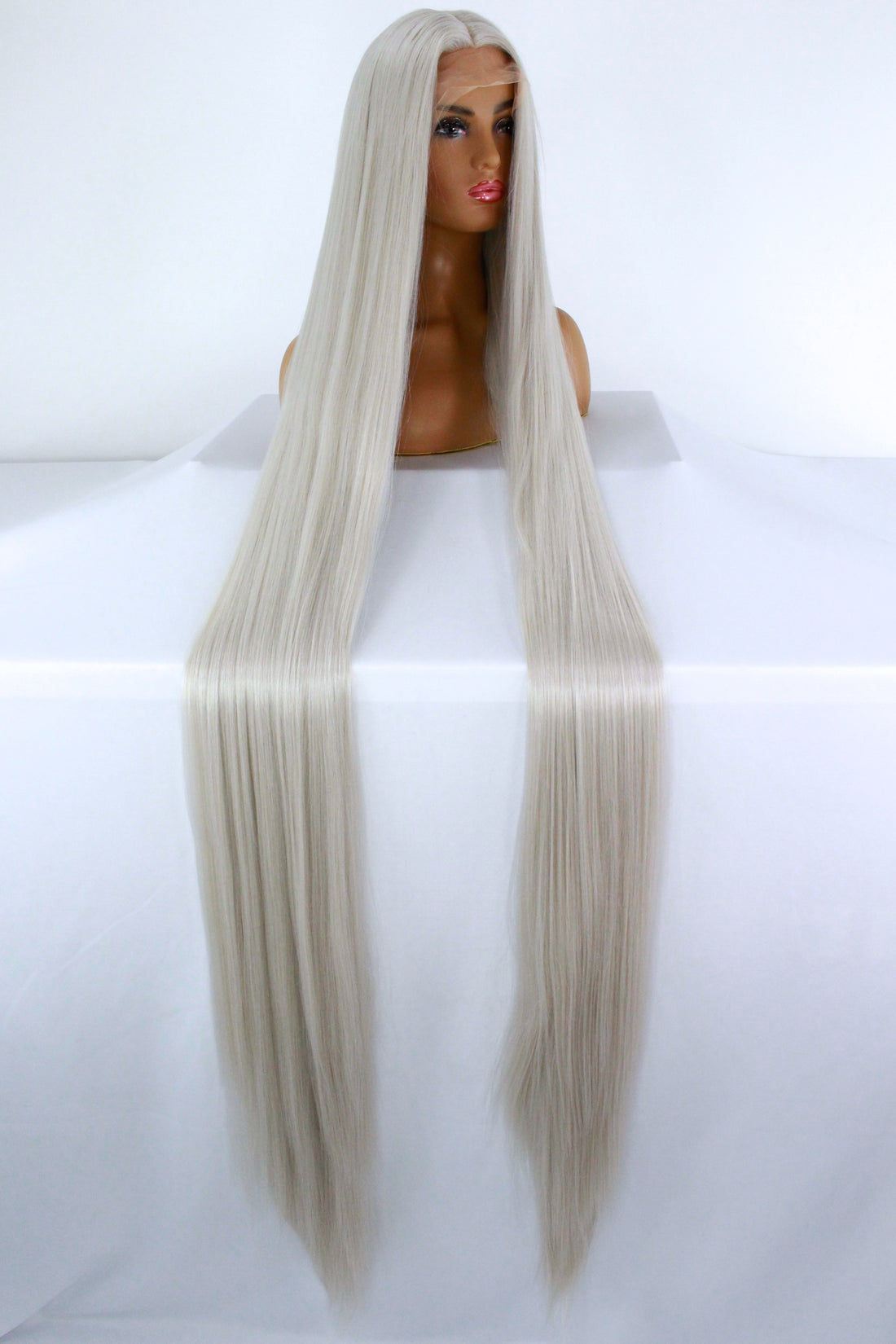 65” Silver Lacefront Wig – Webster Wigs
