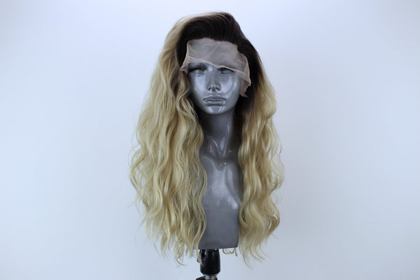 Ariel- Rooted Champagne Blonde – Webster Wigs