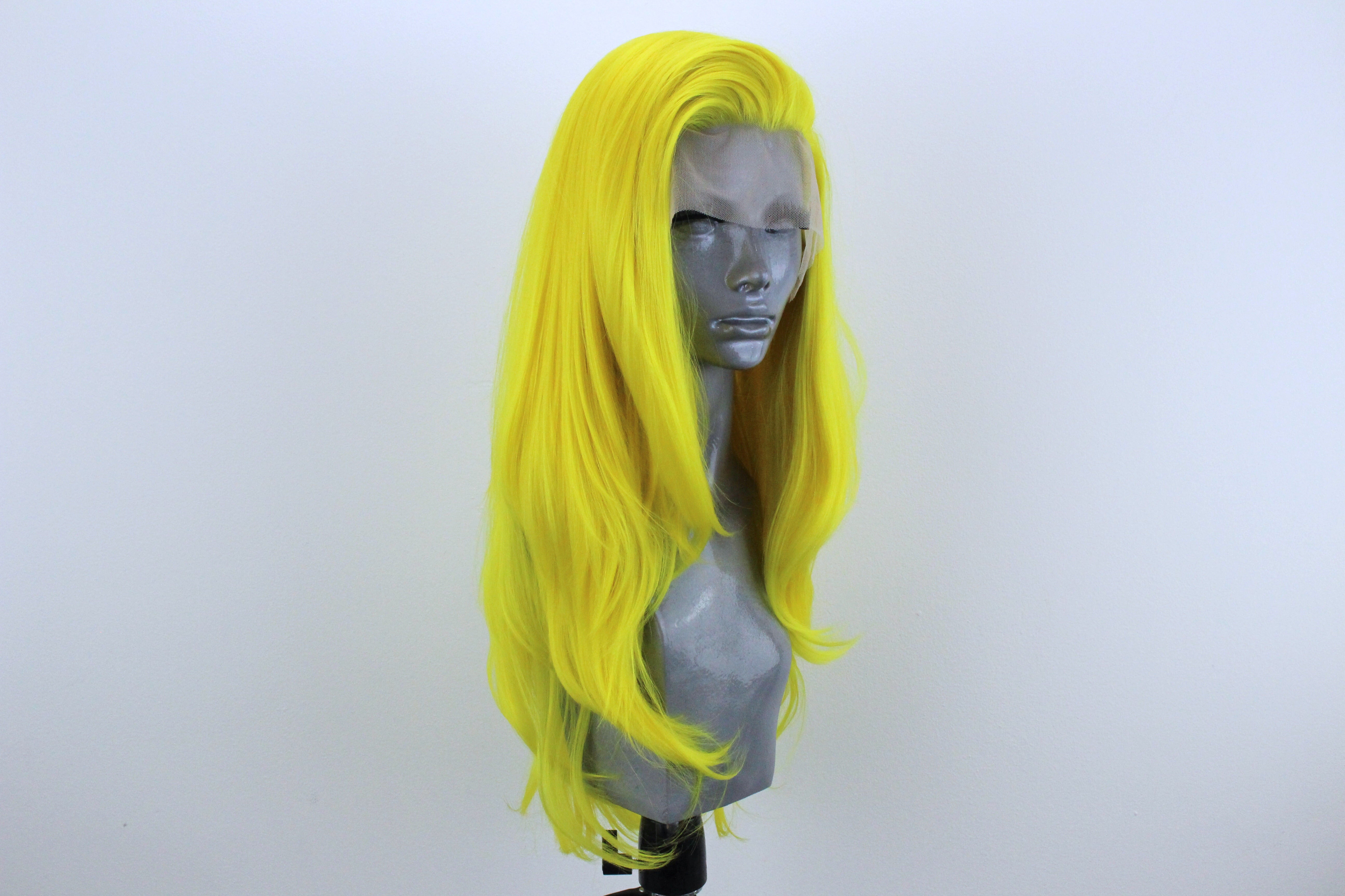 Lily- Neon Yellow – Webster Wigs